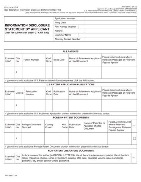 Form Pto Sb 08a Download Fillable Pdf Or Fill Online Information