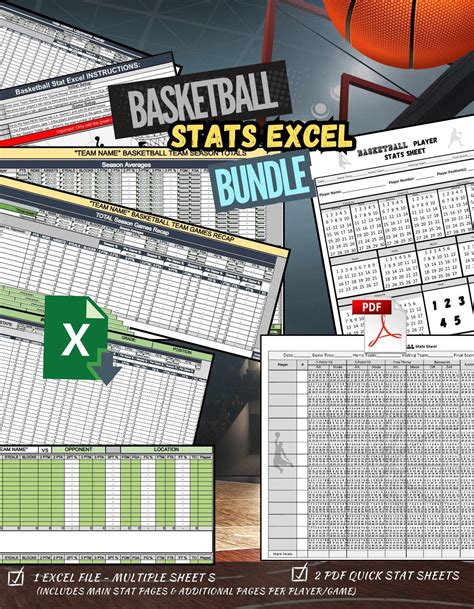 Basketball Excel Stat Sheet