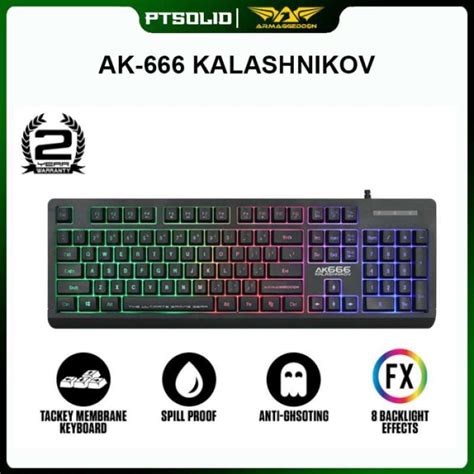 Promo Produk Ori Armaggeddon Ak Kalashnikov Keyboard Gaming Diskon Di Seller Frens