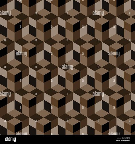 Seamless Abstract Cube Pattern Colorful Design Geometric D Vector Wallpaper Cube Pattern