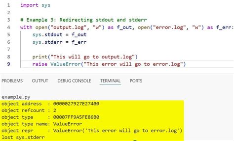 Python Stdin Stdout And Stderr