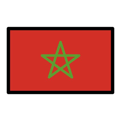 Morocco Flag Free Vector Emoji On