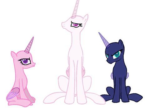 Mlp Alicorn Sisters Base