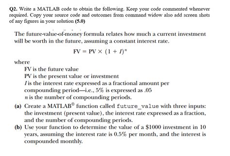 Solved Q Write A Matlab Code To Obtain The Following Keep Chegg