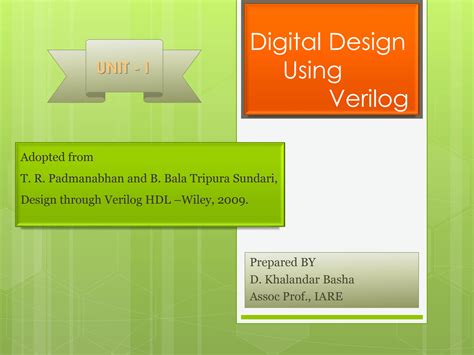 Solution A Guide To Verilog Hdl Handwritten Notes At Any Age Studypool