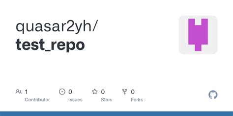 GitHub Quasar Yh Test Repo