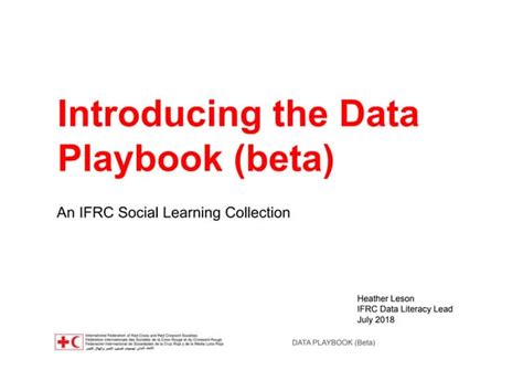Introducing The Data Playbook Beta Pptx