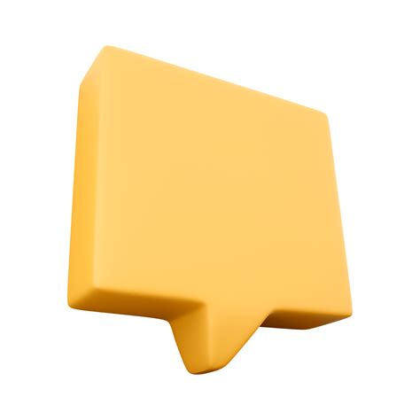 3d Rendering Chat Icon 3d Render Message Notification Icon 24624702 Png