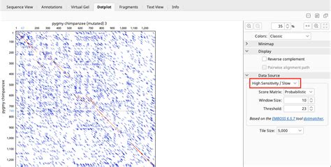 Geneiousペアワイズアライメント