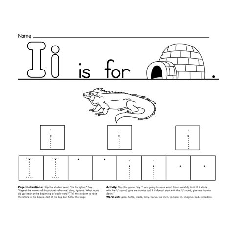 Write Lower And Upper Case Letter I