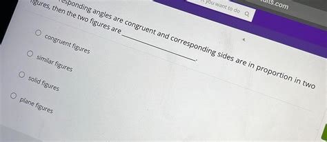 Answered Gures Then The Two Figures Are Sponding Angles Are Congruent