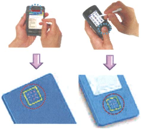 Mobile Device With Nine Pin Array Tactile Module Download Scientific