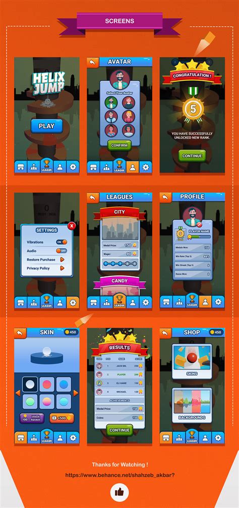 Helix Jump Uiux On Behance