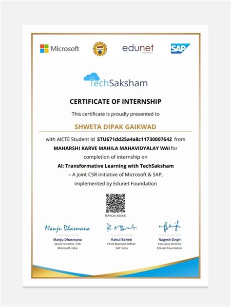 shweta gaikwad on linkedin techsaksham microsoft sap techsaksham microsoft techsaksham