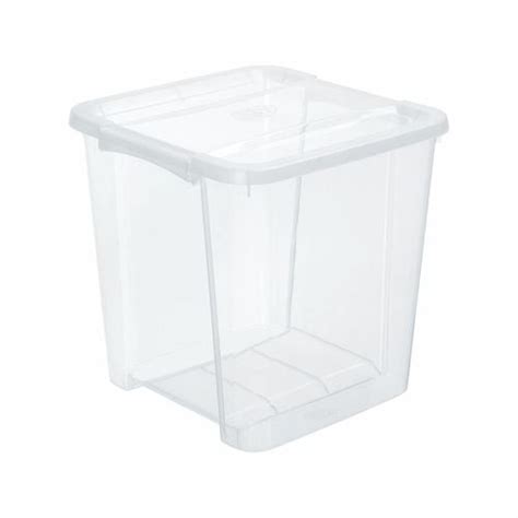 Ezy Storage 24l Clear Classic Cube Storage Tub Bunnings Australia