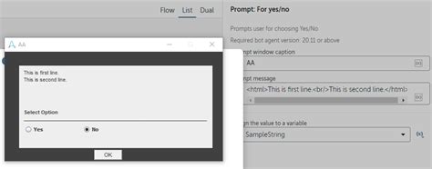 Automationanywhere New Line In Prompt Stack Overflow
