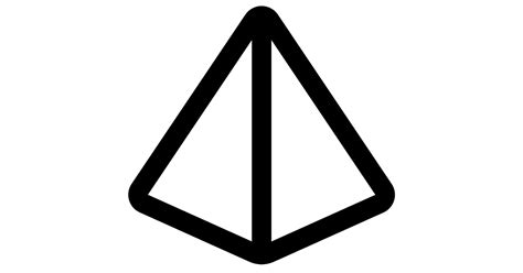 Pyramid Shape Pyramid Shape Geometric Tetrahedron Triangular Egyptian