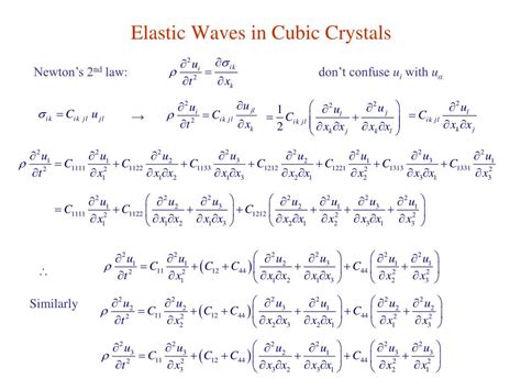 Ppt Elastic Properties Of Solids Topics Discussed In Kittel Ch 3 Pages 73 85 Powerpoint