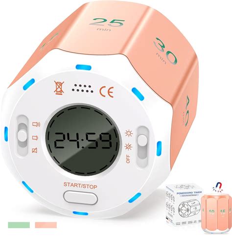 Buy Pomodoro Timer Digital Cube Timer Magnetic Countdown Timer