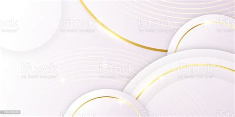현대 화이트와 골드 추상적 배경 추상 기하학적 모양화이트 골드 배경은 라이트와 섀도우 3d로 프레젠테이션 디자인을 위해