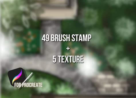 Landscape Element Brush Procreate Procreate Architecture Etsy