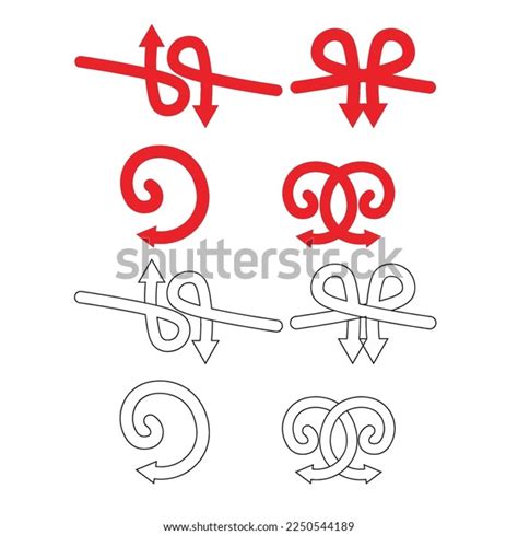Red Arrow Line Art Arrows Vector Stock Vector Royalty Free Shutterstock