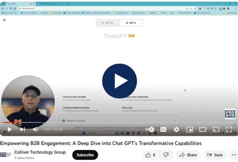 Empowering B2B Engagement A Deep Dive Into Chat GPT S Transformative