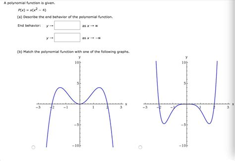Solved A Polynomial Function Is Given P X X X A Chegg Com