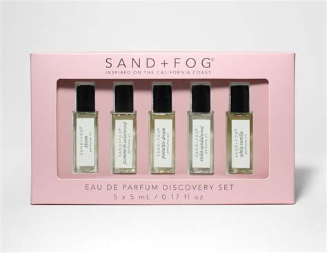 Sand Fog Perfume Oil California Coast Discovery Set 5 Fragrances 0 17 Fl Oz Each