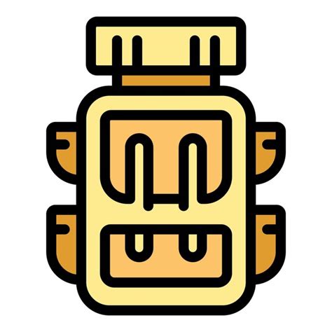 Premium Vector Scouting Backpack Icon Outline Scouting Backpack Vector Icon For Web Design