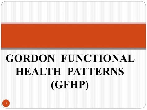 Gordons 11 Functional Health Patterns Doc Medical Health