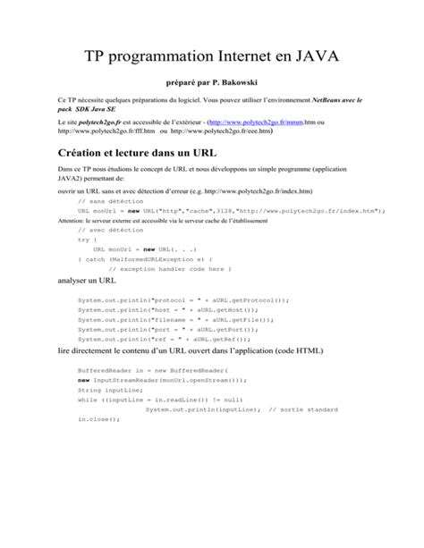 tp programmation internet en java