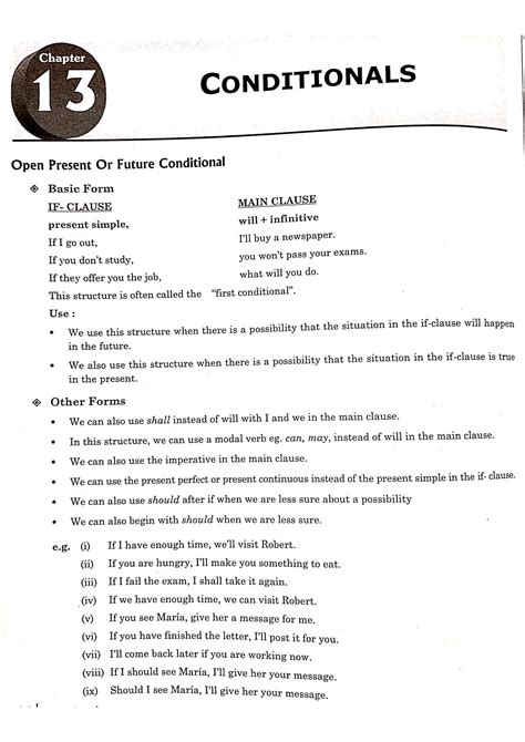 Solution Conditionals English Grammar Studypool