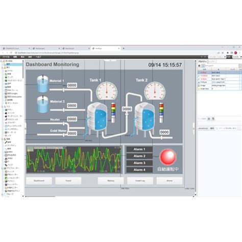 logiciel hmi scada basé sur html5