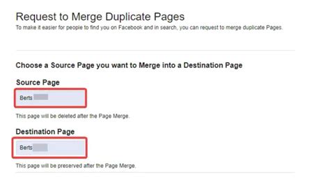 how to merge two facebook accounts with same name