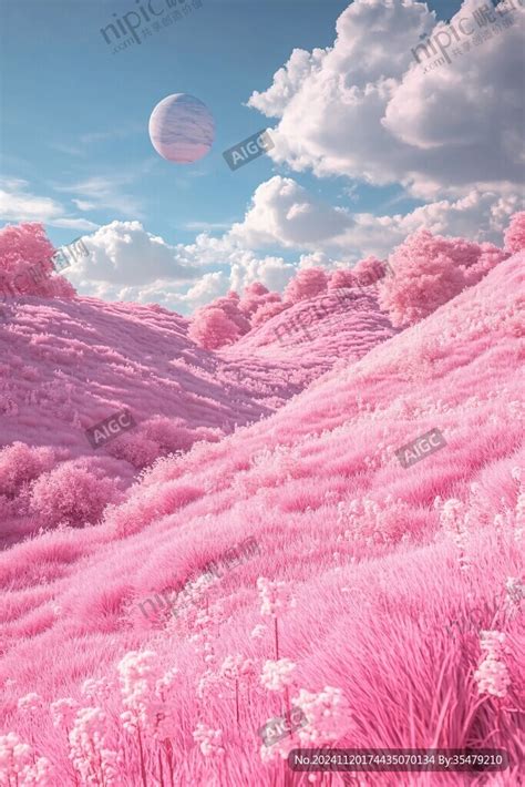 Ai创作图粉红色的超现实风景 粉红色的超现实世界 粉红色的3d风景 粉色的奇幻世界 奇幻粉色世界 云雾般的粉色虚幻 粉红色的幻想世界 粉色唯美场景 粉红色的幻想领域 粉色治愈风景 粉色奇幻世界