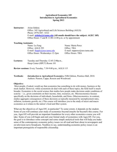 Econ 101 Principles Of Microeconomics