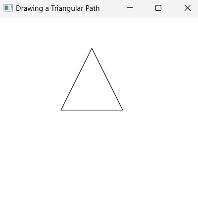 JavaFX HLineTo Path Object