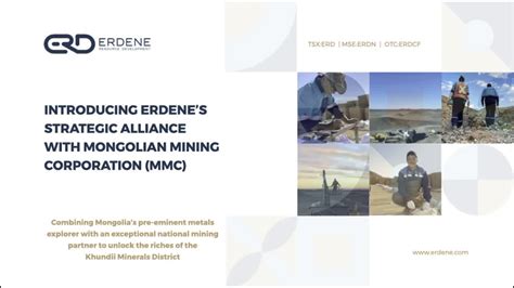 Erdene Resource Development Corp On Linkedin We Are Excited To Announce A Strategic Alliance