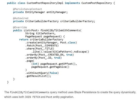 vlad mihalcea on linkedin the best way to use join fetch and pagination with spring
