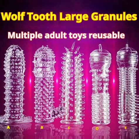 Crystal Wolf Braces With Thorns Large Particle Condoms Ultra Thin