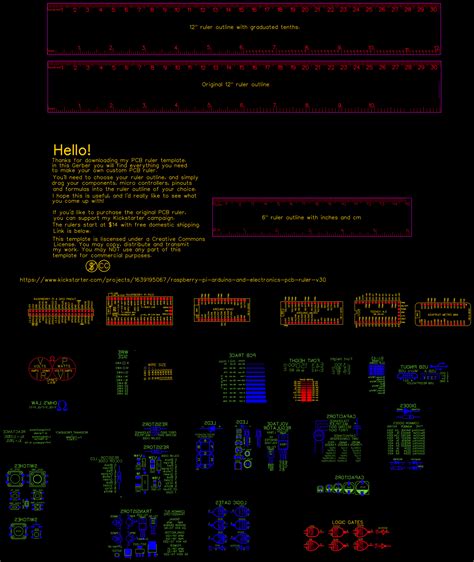 bolt industries pcb ruler oshwlab