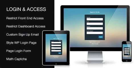 Custom Login And Access Wordpress Plugin