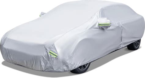 Costway Funda Coche Exterior Funda Para Coche Universal A Prueba De Rayos Uv Lluvia Cubierta