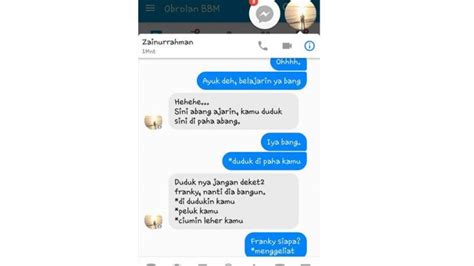 Si Otak Mesum Ngajakin Chat Sex Nah Loh Akhirnya Malu Sendiri Tribunjogja Com