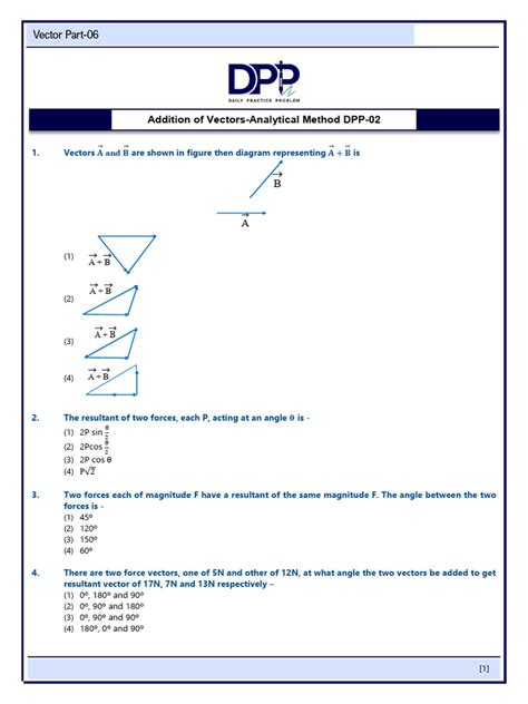 Addition Of Vectors Analytical Methods Pdf Euclidean Vector