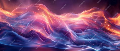 Premium Photo Luminous Horizons Traveling Through Abstract 3d Fluidity Dynamic Holographic