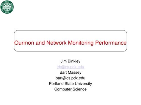 PPT Ourmon And Network Monitoring Performance PowerPoint Presentation ID 3784811