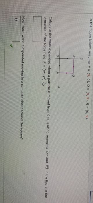 solved in the figure below assume p 9 0 q 9 9 r