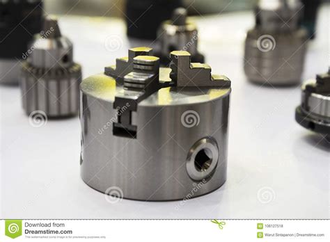 The Chuck For CNC Lathe Machine Stock Photo Image Of Factory Metal 106127518